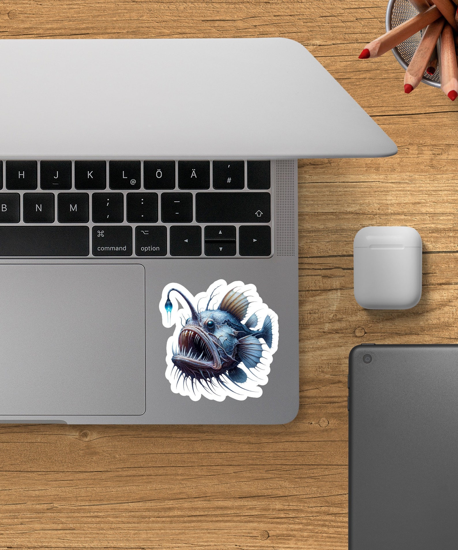 Ocean Anglerfish Deep Sea Fish SVG PNG Clipart | Sublimation ...