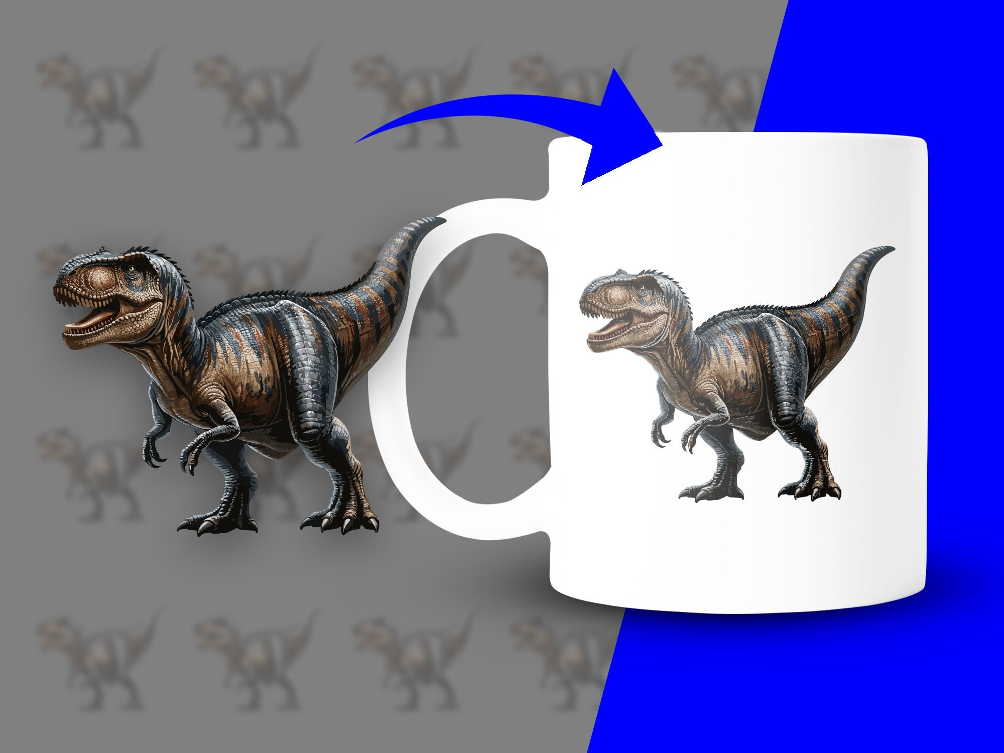 Dinosaur Allosaurus Dino SVG PNG Clipart Sublimation Transparent ...