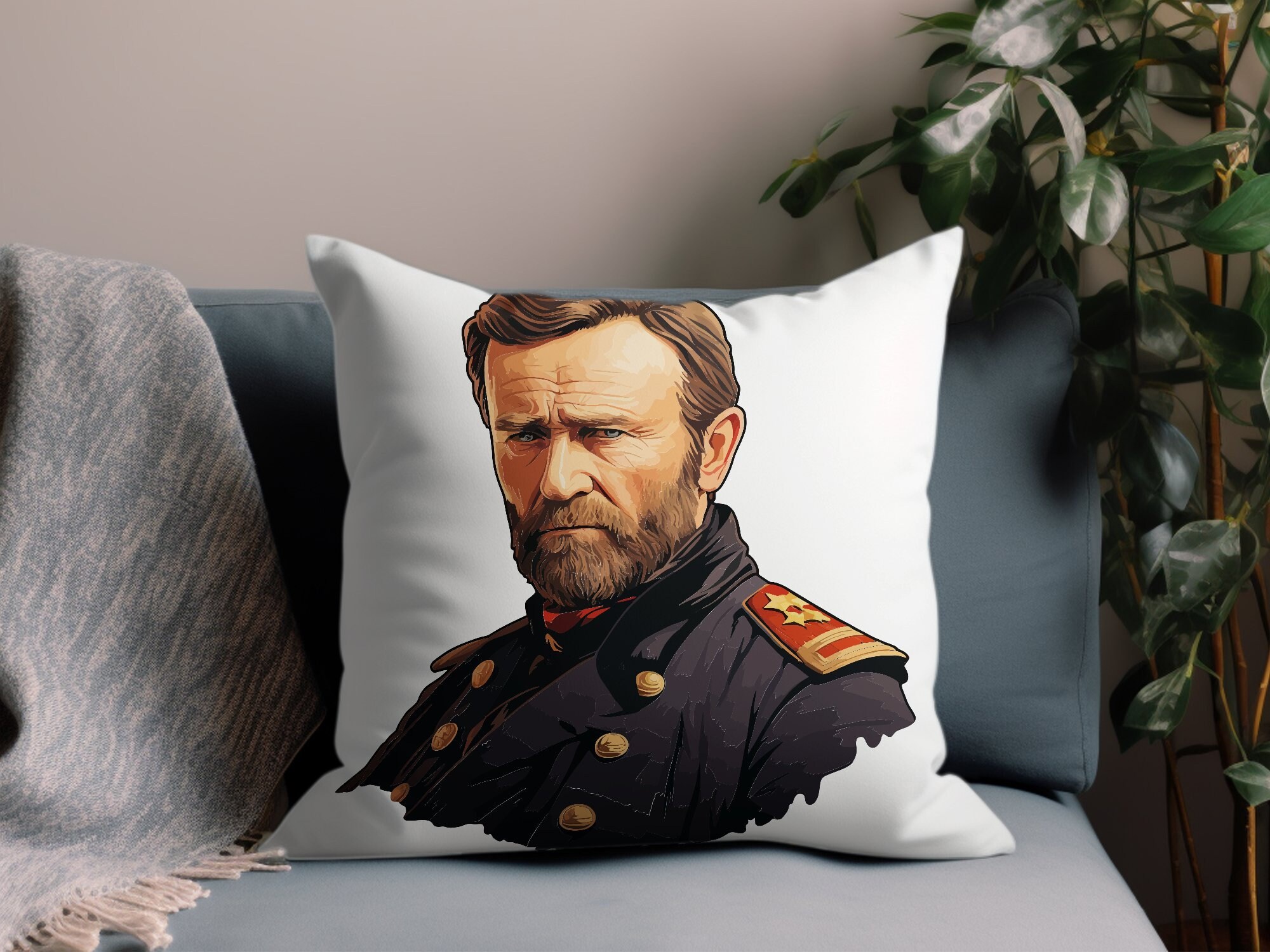 President Ulysses S Grant General SVG PNG Clipart Sublimation ...