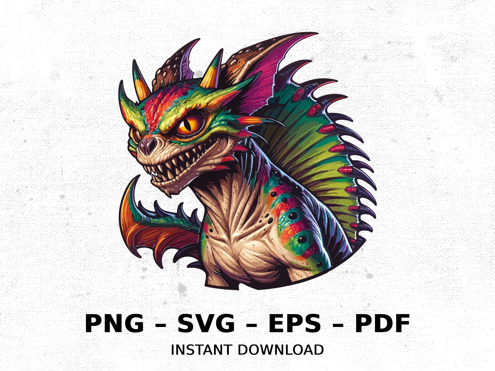 Cryptid Chupacabra SVG PNG Clipart Sublimation Transparent Watercolor ...