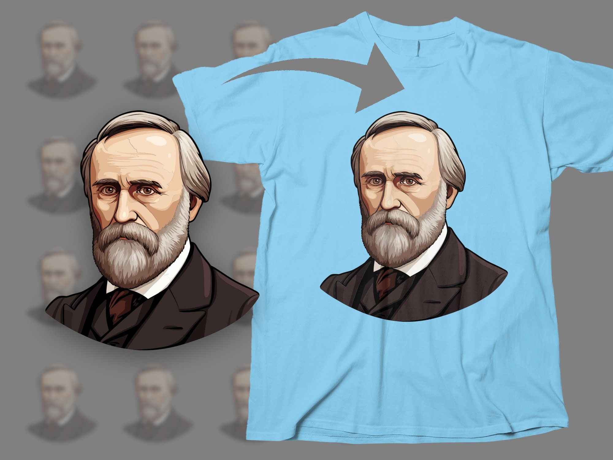 President Rutherford B Hayes SVG PNG Clipart Sublimation Transparent ...