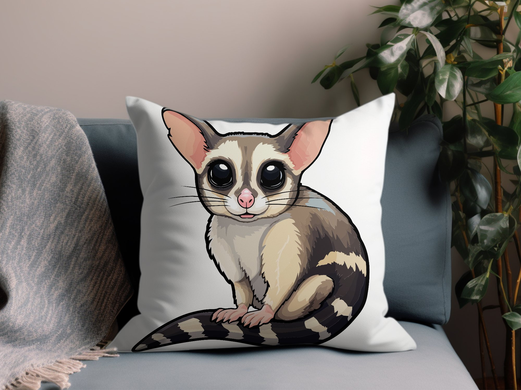 Ringtail Sugar Glider Wildlife SVG PNG Clipart Sublimation Transparent ...