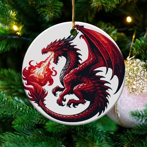 Cryptid Dragon Red Fire Breathing Mythical SVG PNG Clipart ...