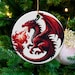 Cryptid Dragon Red Fire Breathing Mythical SVG PNG Clipart ...