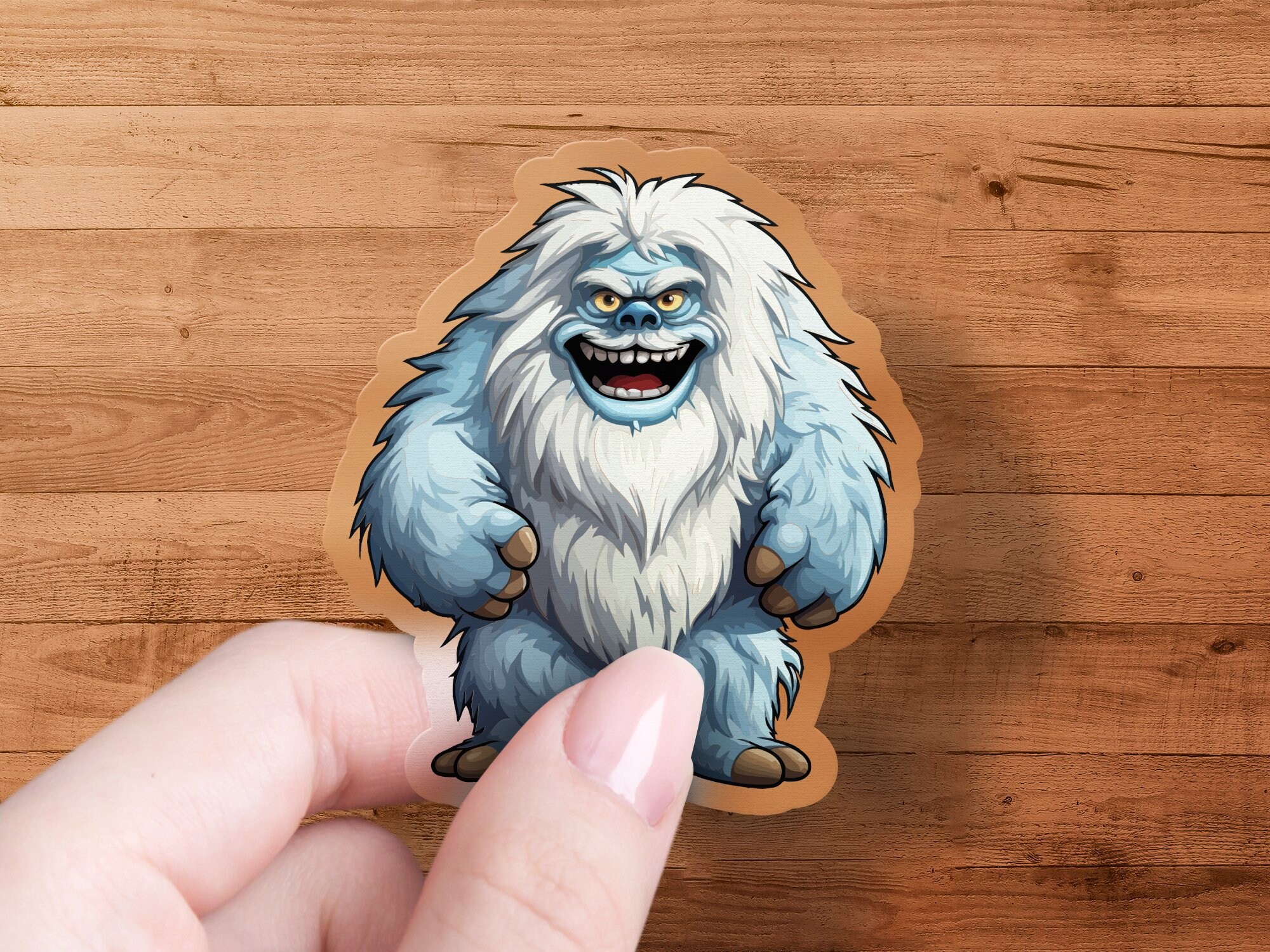 Cryptid Yeti Abominable Snowman SVG PNG Clipart Sublimation Transparent ...