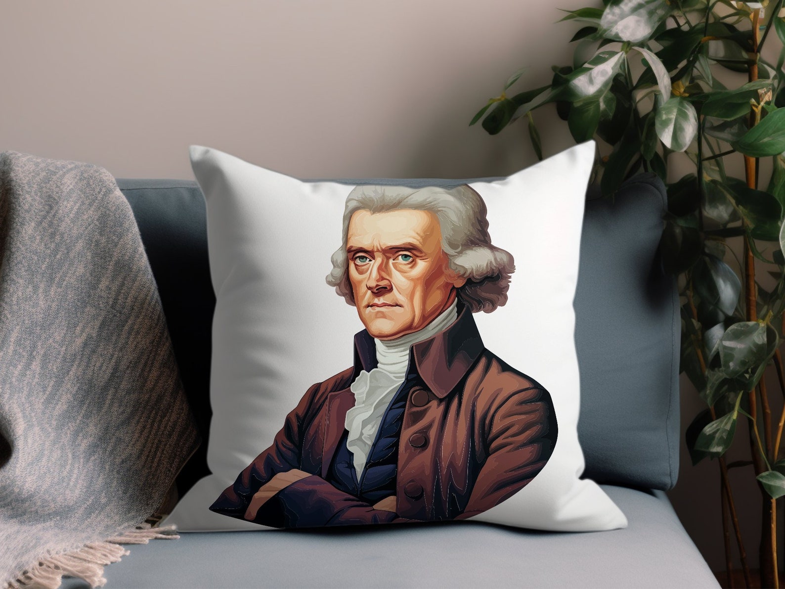 President Thomas Jefferson SVG PNG Clipart Sublimation Transparent ...