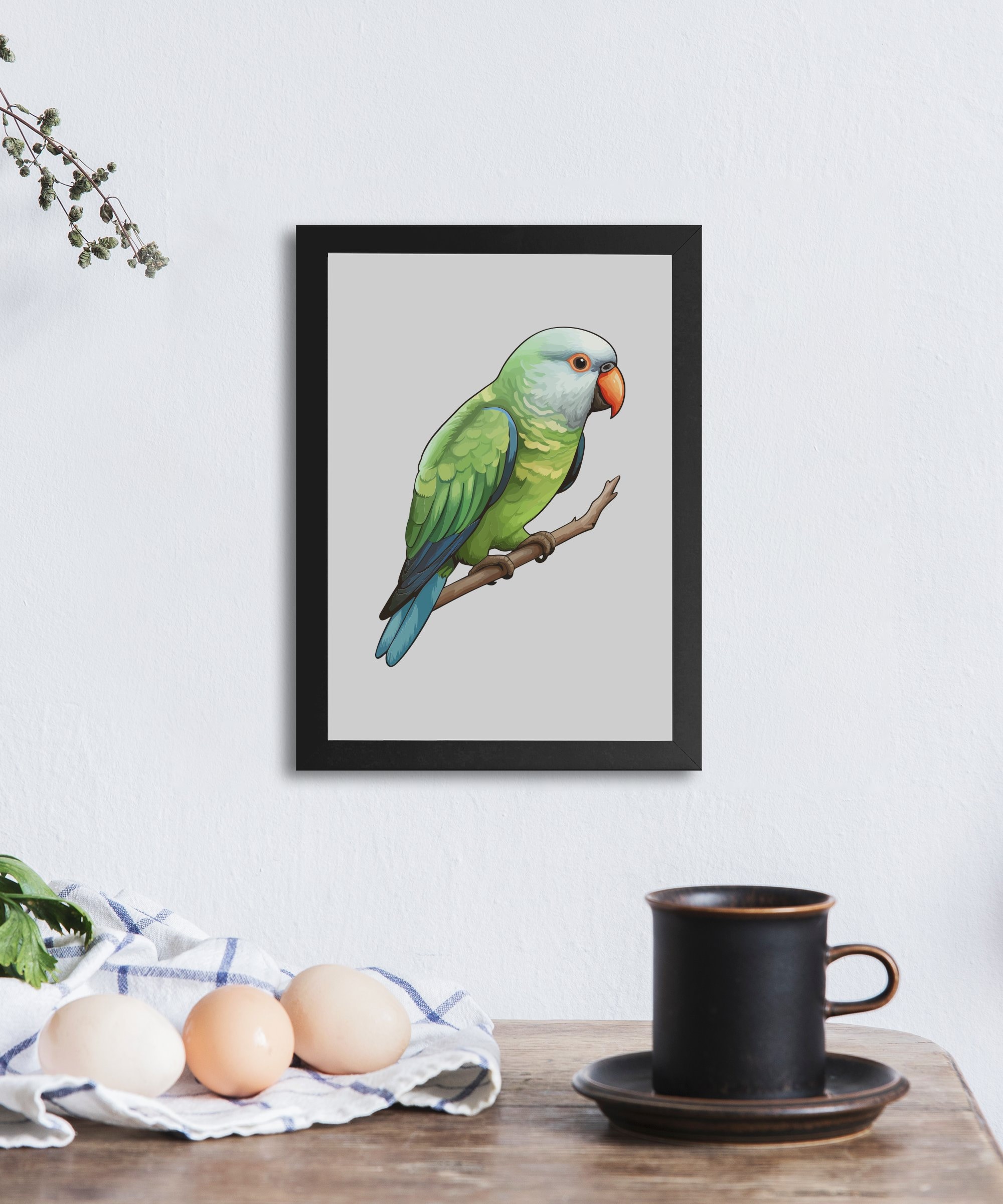 Bird Quaker Parrot Monk Parakeet SVG PNG Clipart Sublimation ...