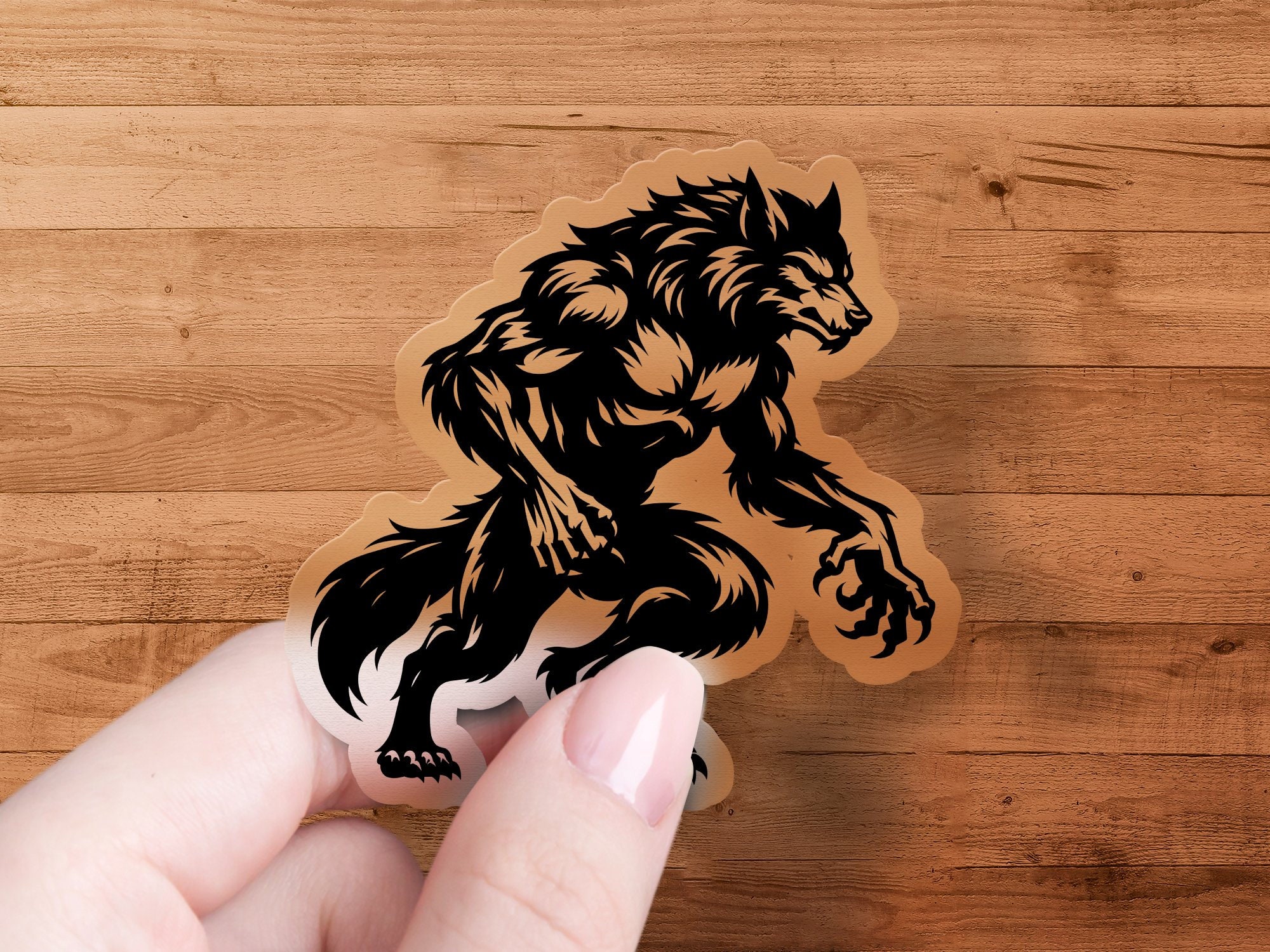 Cryptid Werewolf Lycanthrope SVG PNG Clipart Sublimation Transparent ...