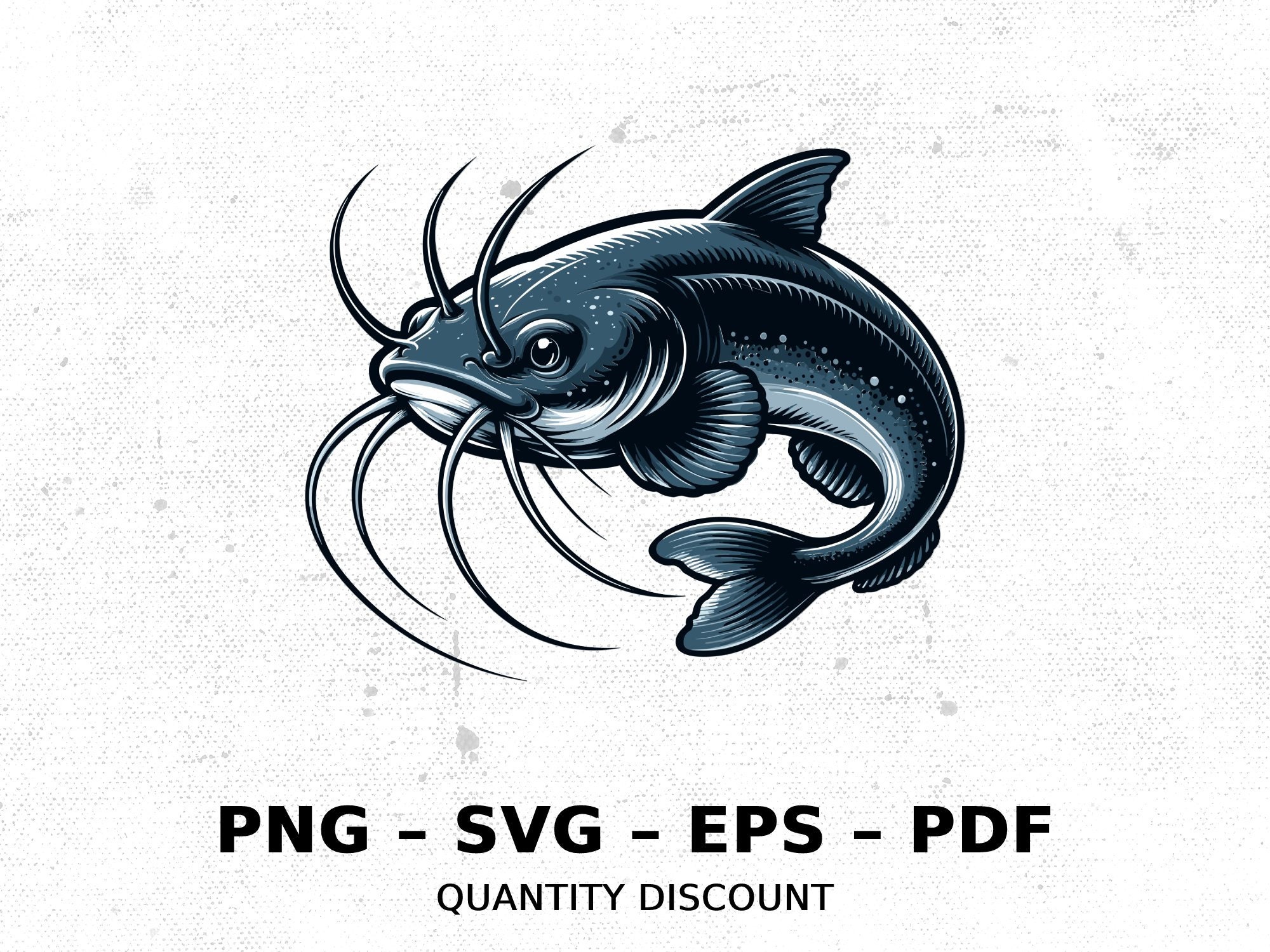 Fish Catfish Bullhead Channel Blue Wildlife SVG PNG Clipart ...
