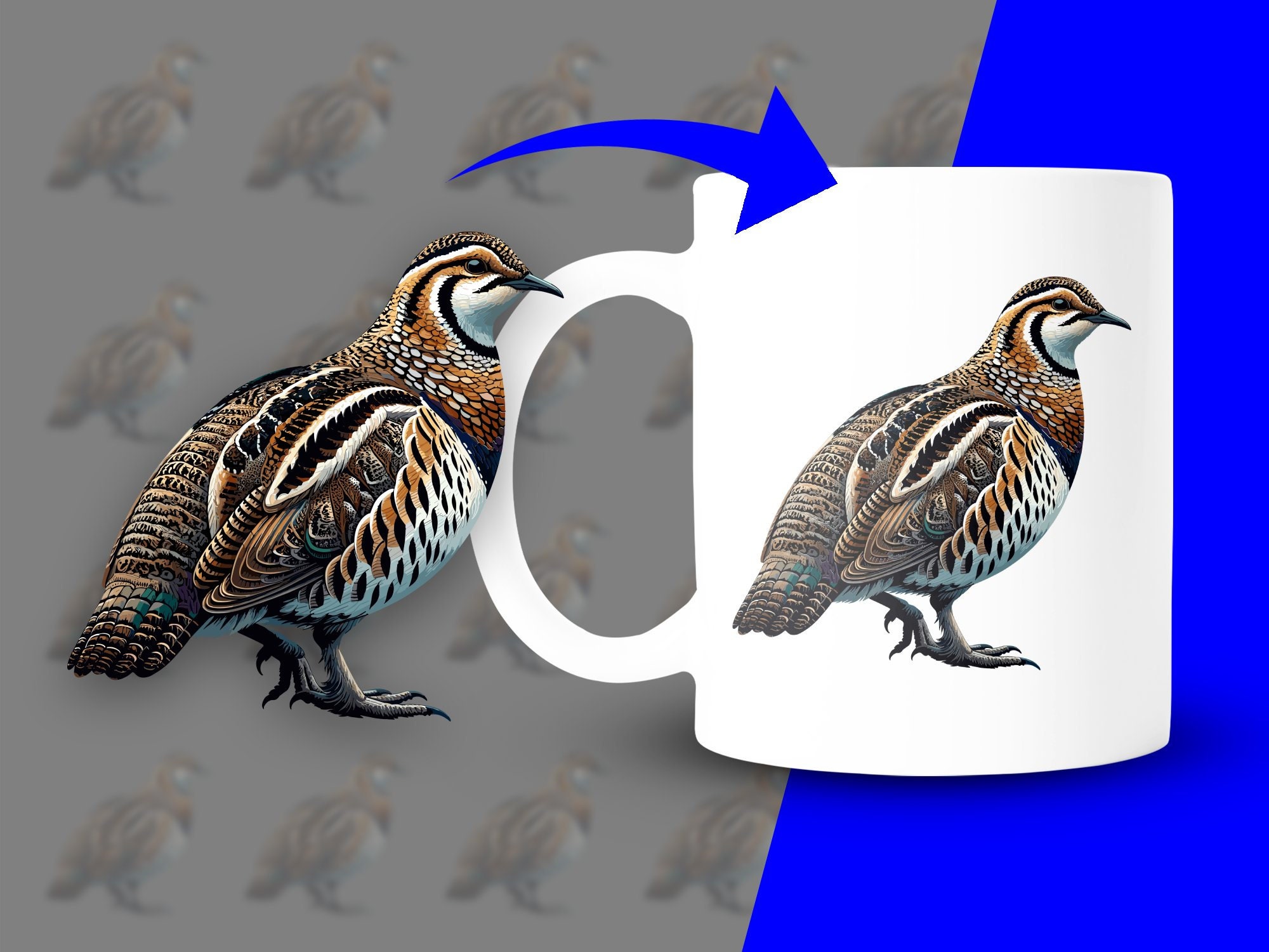 Bird Partridge Wildlife SVG PNG Clipart Sublimation Transparent ...
