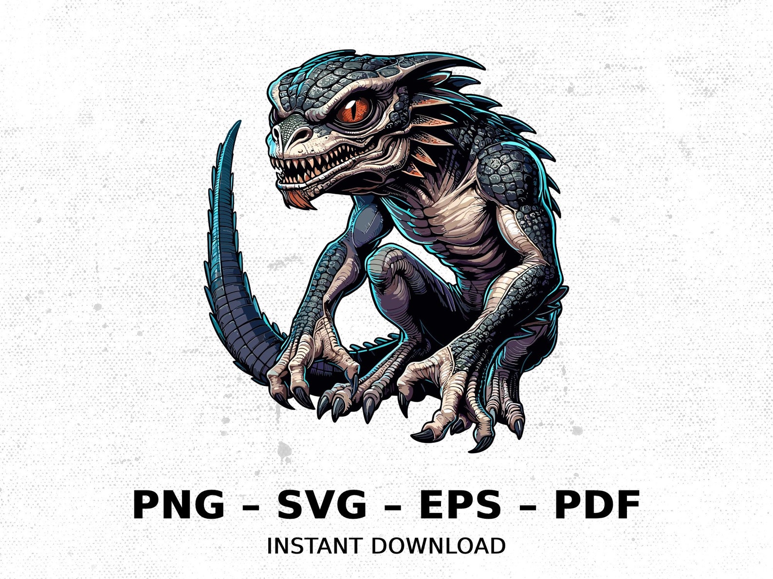 Cryptid Chupacabra SVG PNG Clipart | Sublimation Transparent Watercolor ...