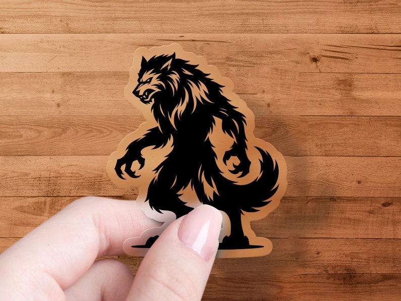 Cryptid Werewolf Lycanthrope SVG PNG Clipart Sublimation Transparent ...