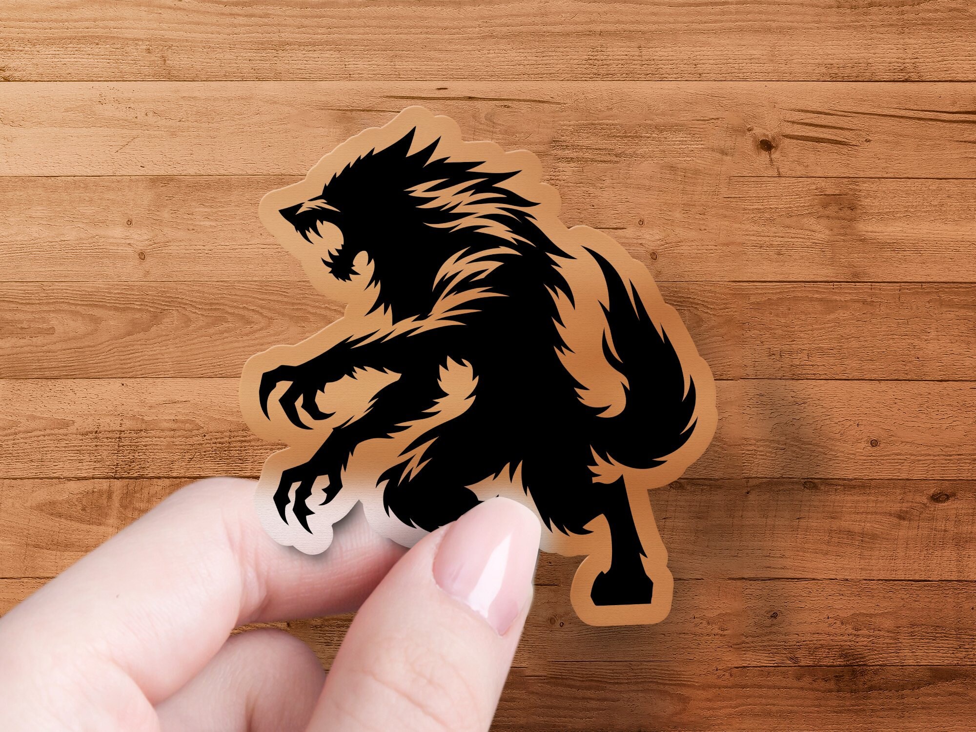 Cryptid Werewolf Lycanthrope SVG PNG Clipart Sublimation Transparent ...