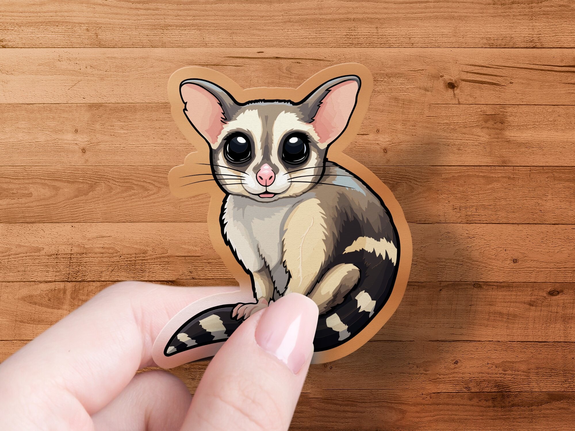 Ringtail Sugar Glider Wildlife SVG PNG Clipart Sublimation Transparent ...