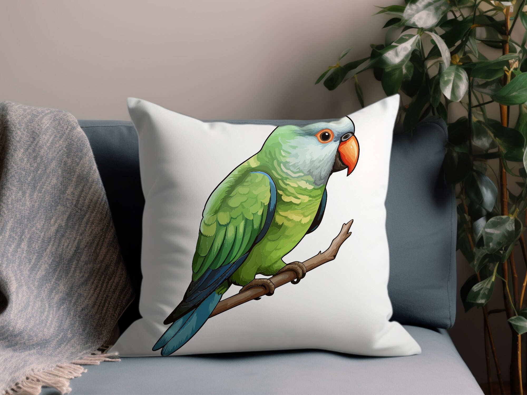 Bird Quaker Parrot Monk Parakeet SVG PNG Clipart Sublimation ...