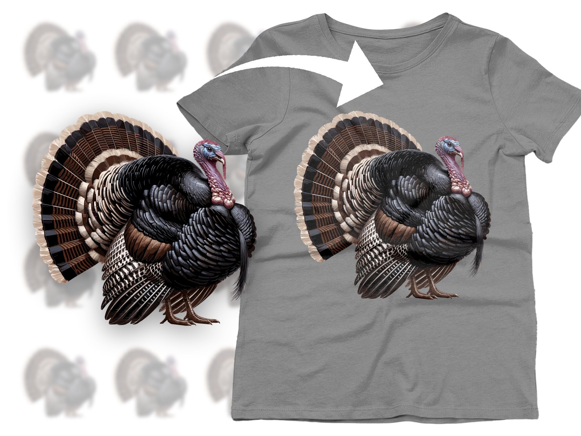 Bird Farm Turkey Wild Wildlife SVG PNG Clipart Sublimation Transparent ...