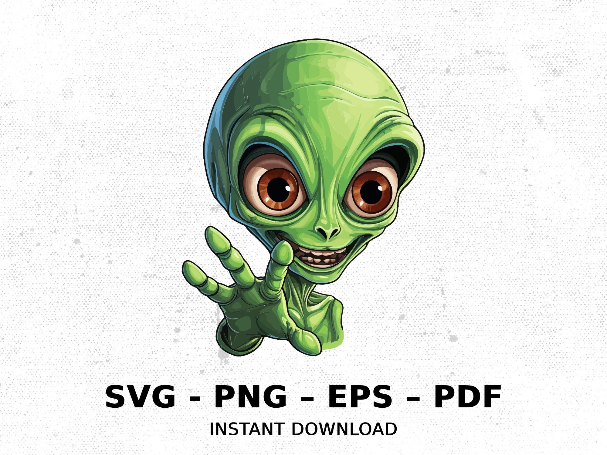 Cryptid Alien Green UFO Space SVG PNG Clipart Sublimation Transparent ...