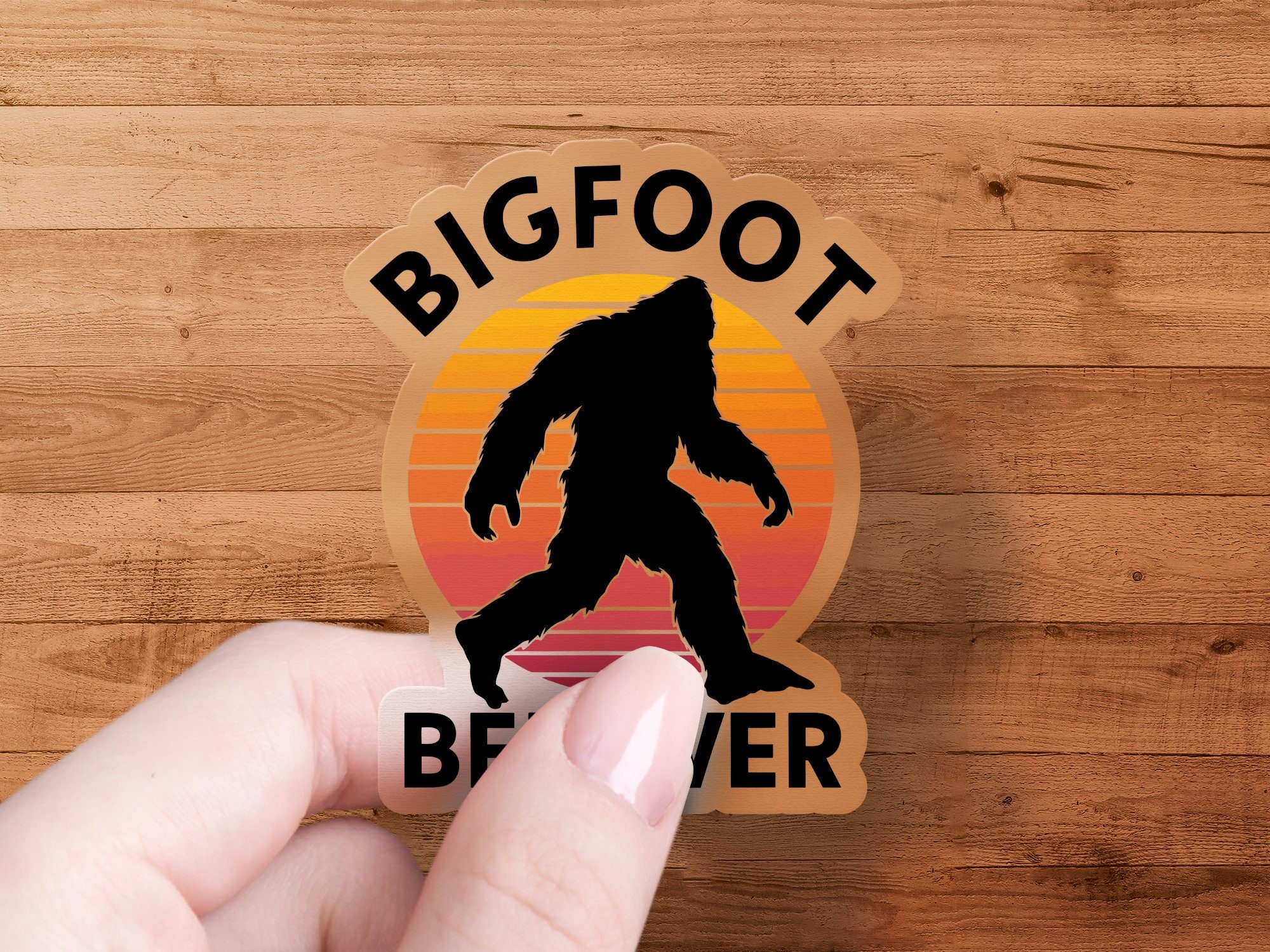 Cryptid Bigfoot Believer Sasquatch Sunset SVG PNG Clipart Sublimation ...