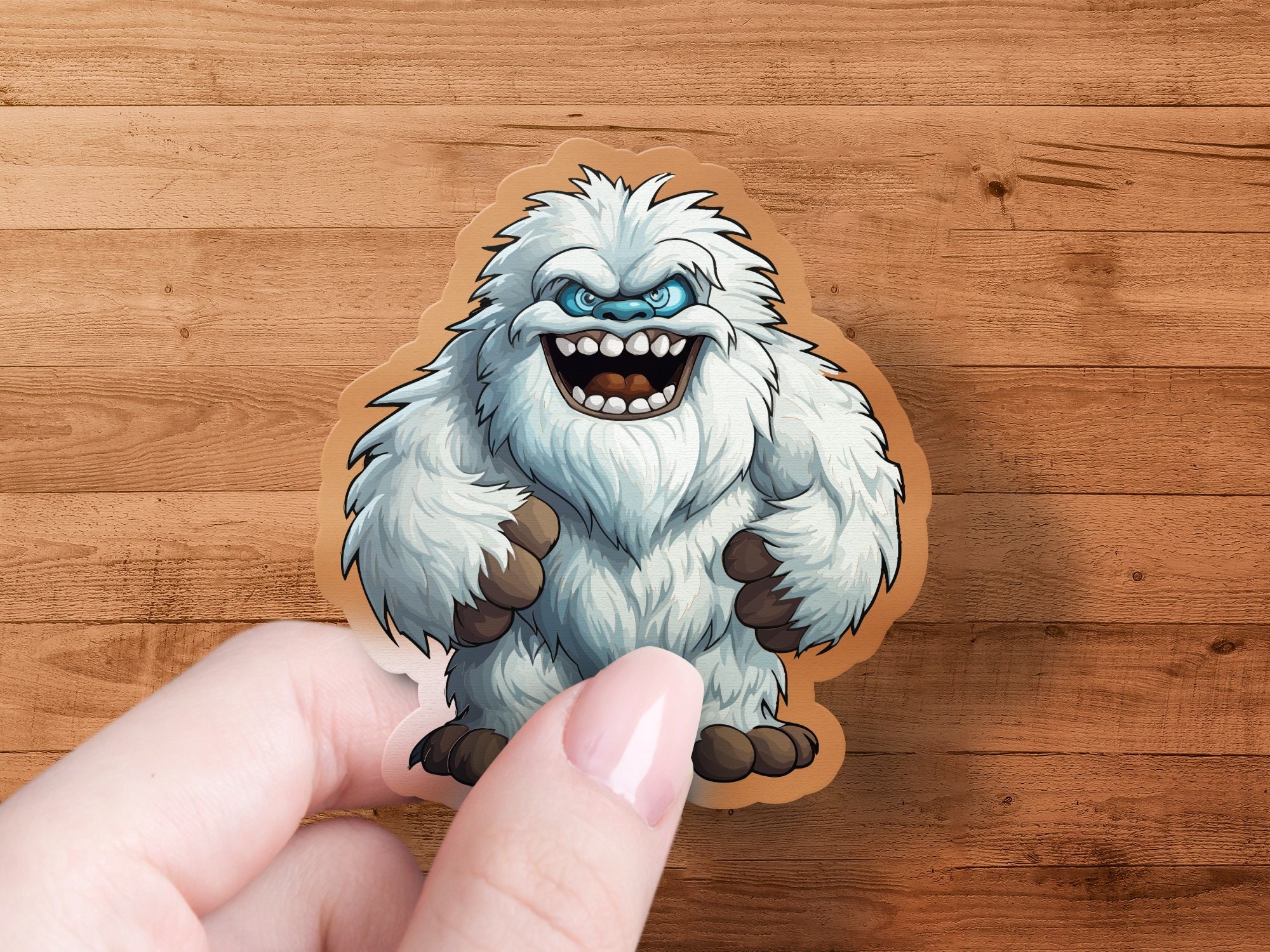 Cryptid Yeti Abominable Snowman SVG PNG Clipart Sublimation Transparent ...