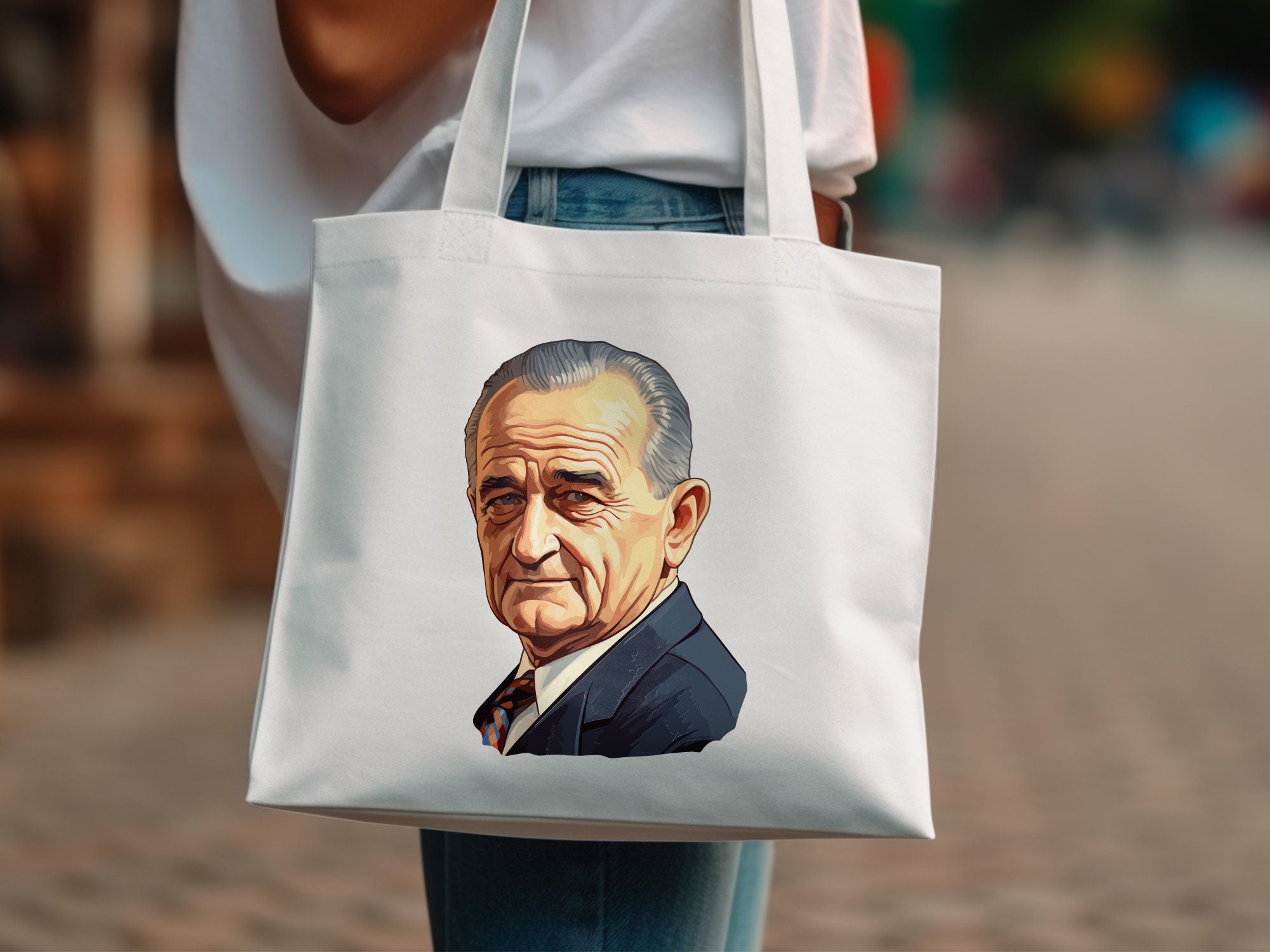 President Lyndon B Johnson SVG PNG Clipart Sublimation Transparent ...