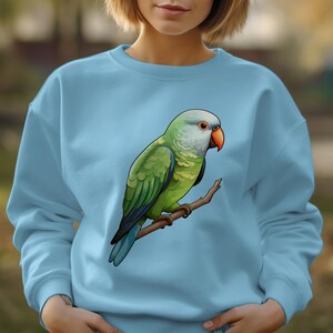Bird Quaker Parrot Monk Parakeet SVG PNG Clipart | Sublimation ...