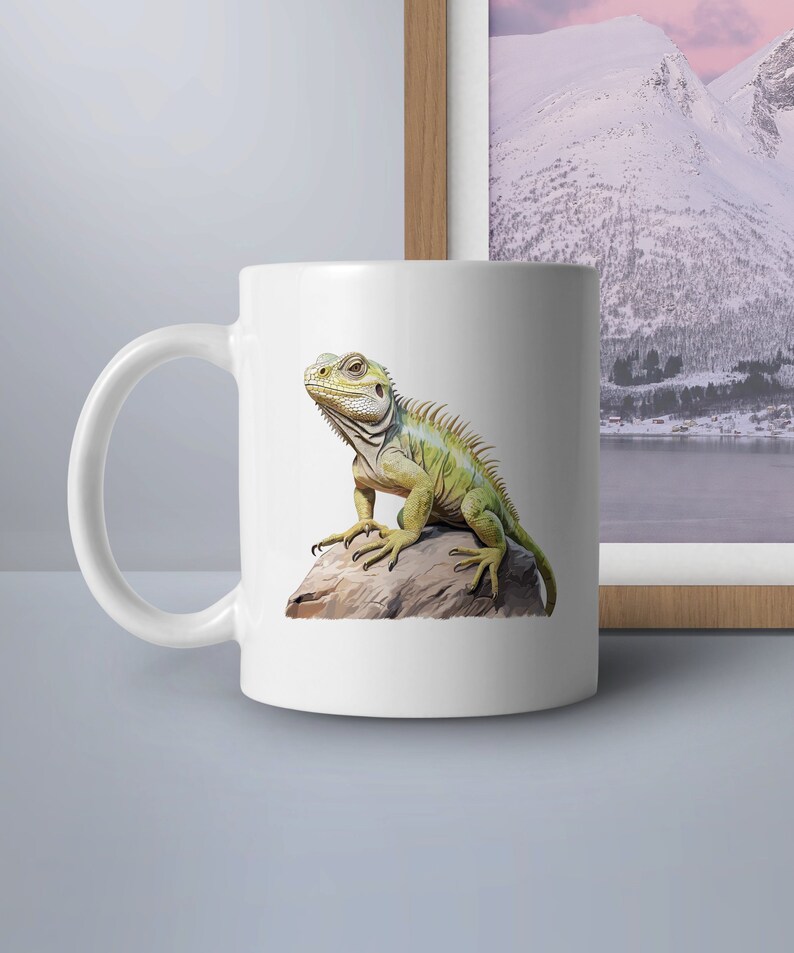 Reptile Lizard Iguana SVG PNG Clipart Sublimation Transparent ...