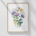 Flowers Painting, Set of 2, PRINTABLE ART Flora Print Instant Download ...
