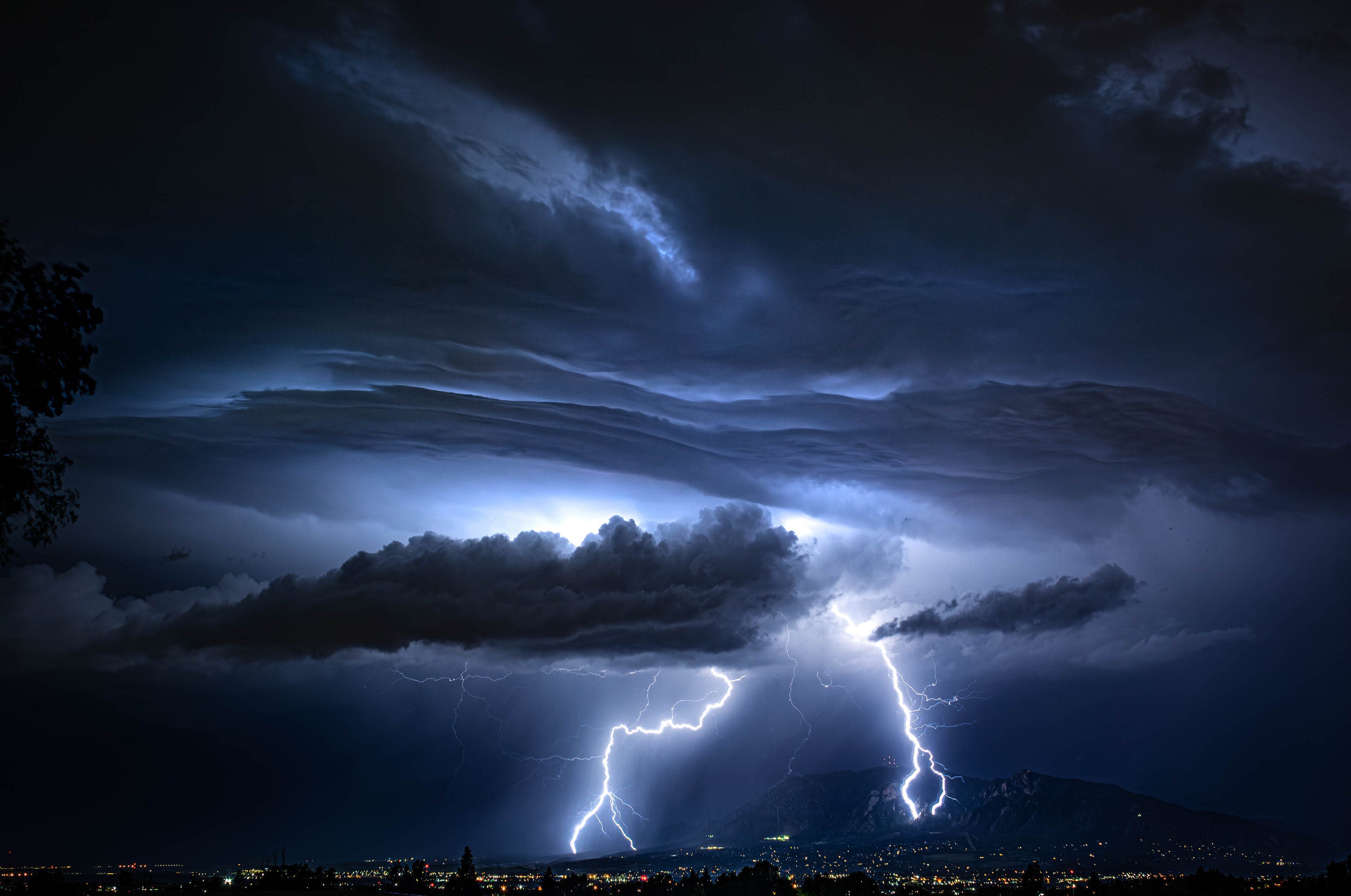 Cheyenne | Lightning Storm Print for Home Etc. - Etsy