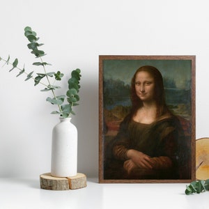 Leonardo Da Vinci's Mona Lisa Printable Digital Download - Etsy