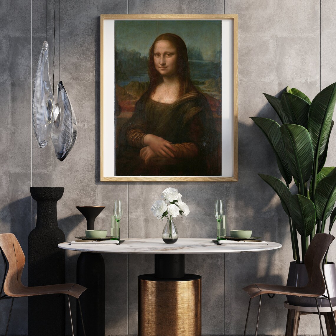 Leonardo Da Vinci's Mona Lisa Printable Digital Download - Etsy