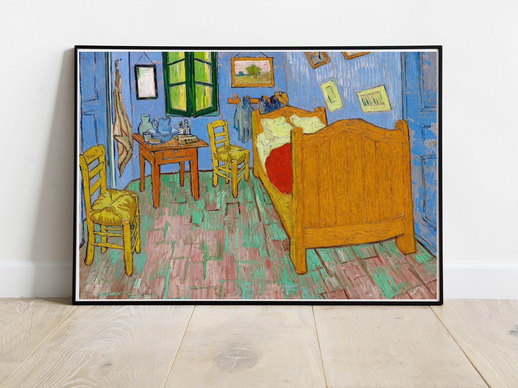 Vincent Van Gogh's the Bedroom 1889 Digital Download High Quality Wall ...