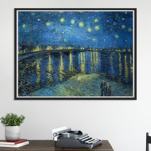 Vincent Van Gogh's Starry Night Over the Rhone 1888 Digital Download ...