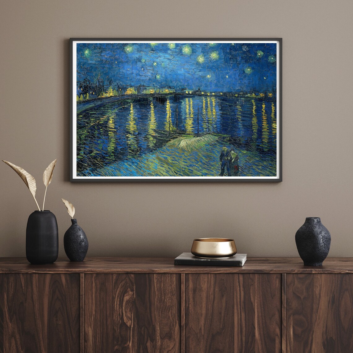 Vincent Van Gogh's Starry Night Over the Rhone 1888 - Etsy