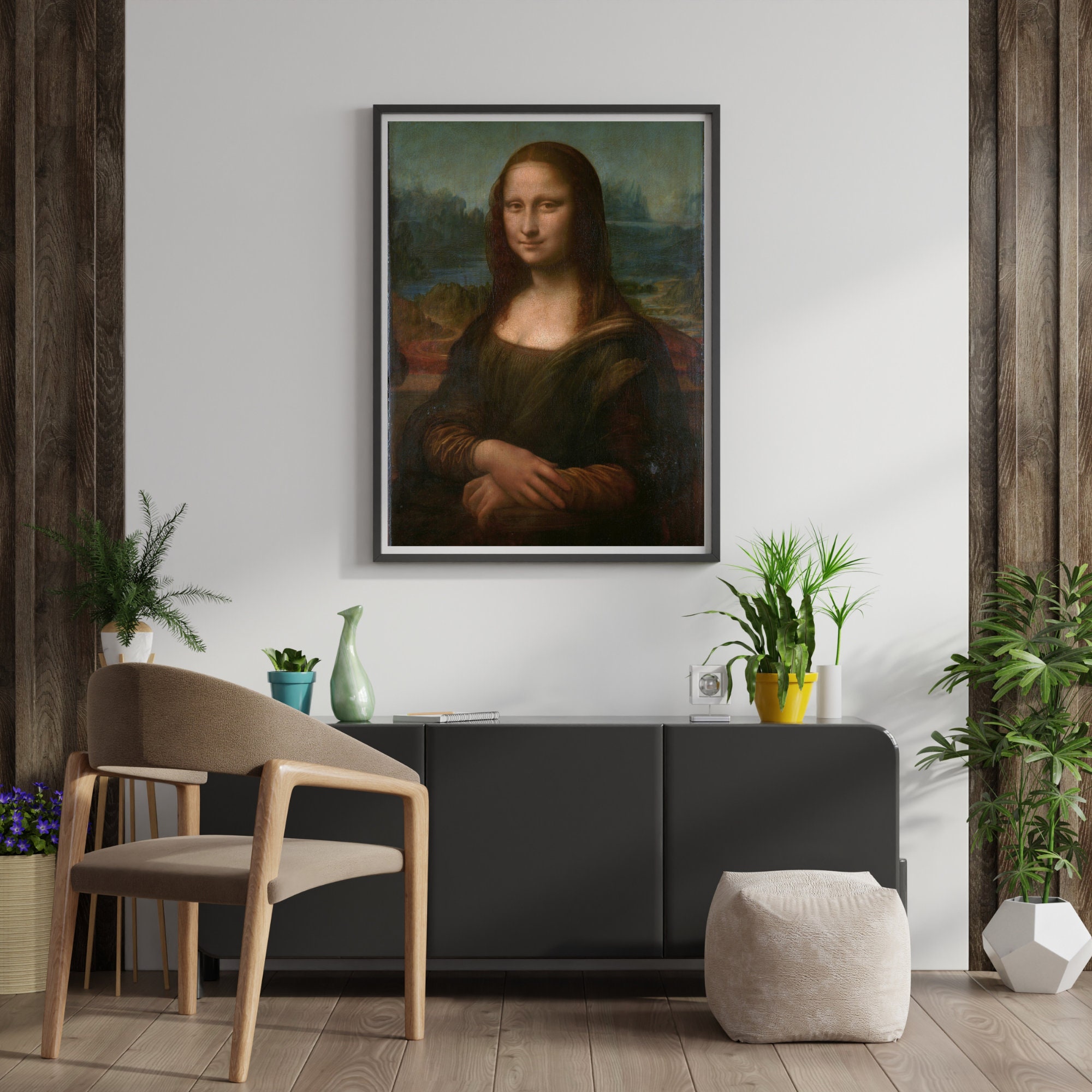 Leonardo Da Vinci's Mona Lisa Printable Digital Download - Etsy