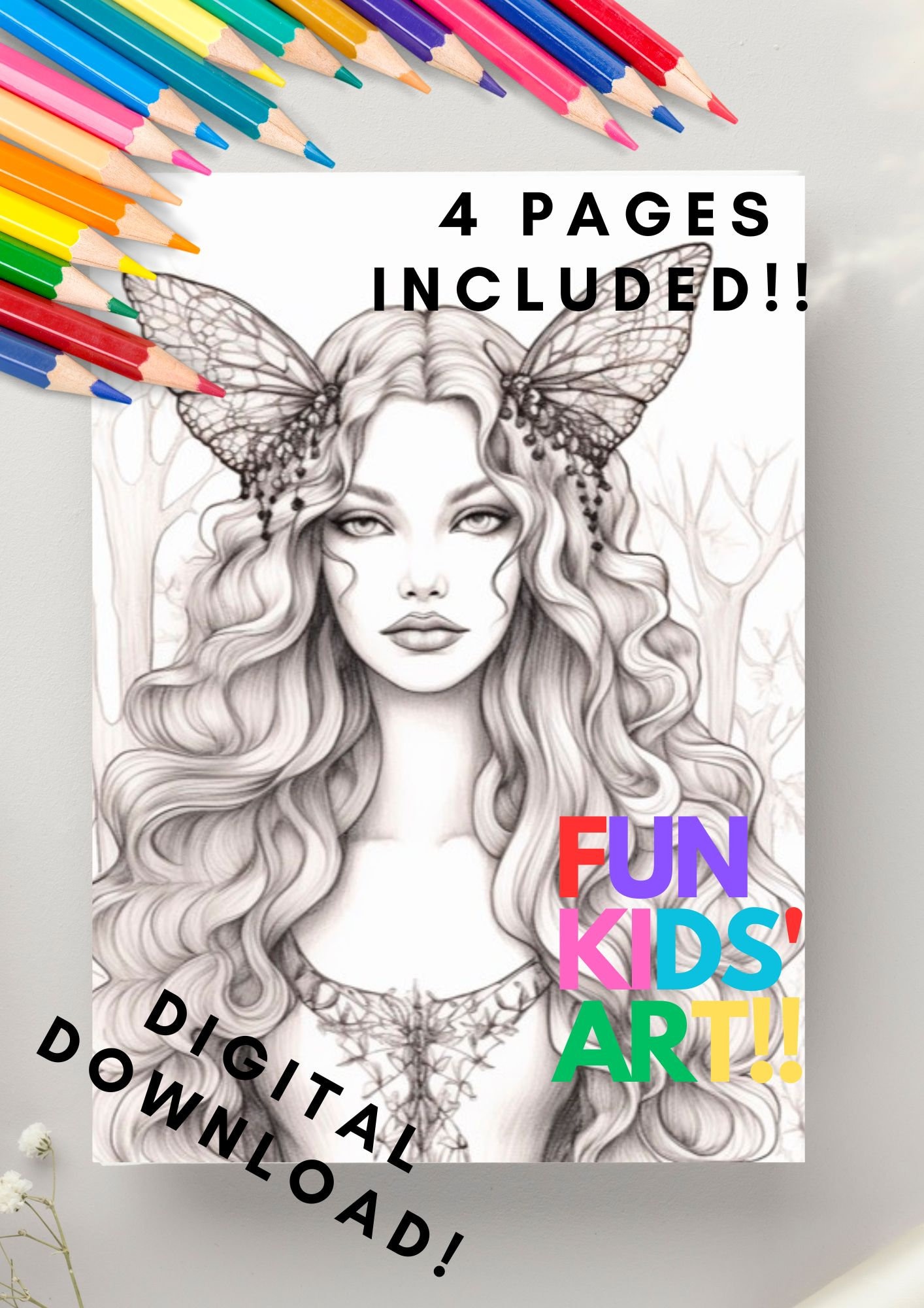 Art Hub for Kids, Fairy Coloring, Beautiful, Princess, Art for Kids ...