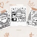 Kawaii Christmas Joy Coloring Book, Kawaii Gifts, Cute Kawaii Christmas ...