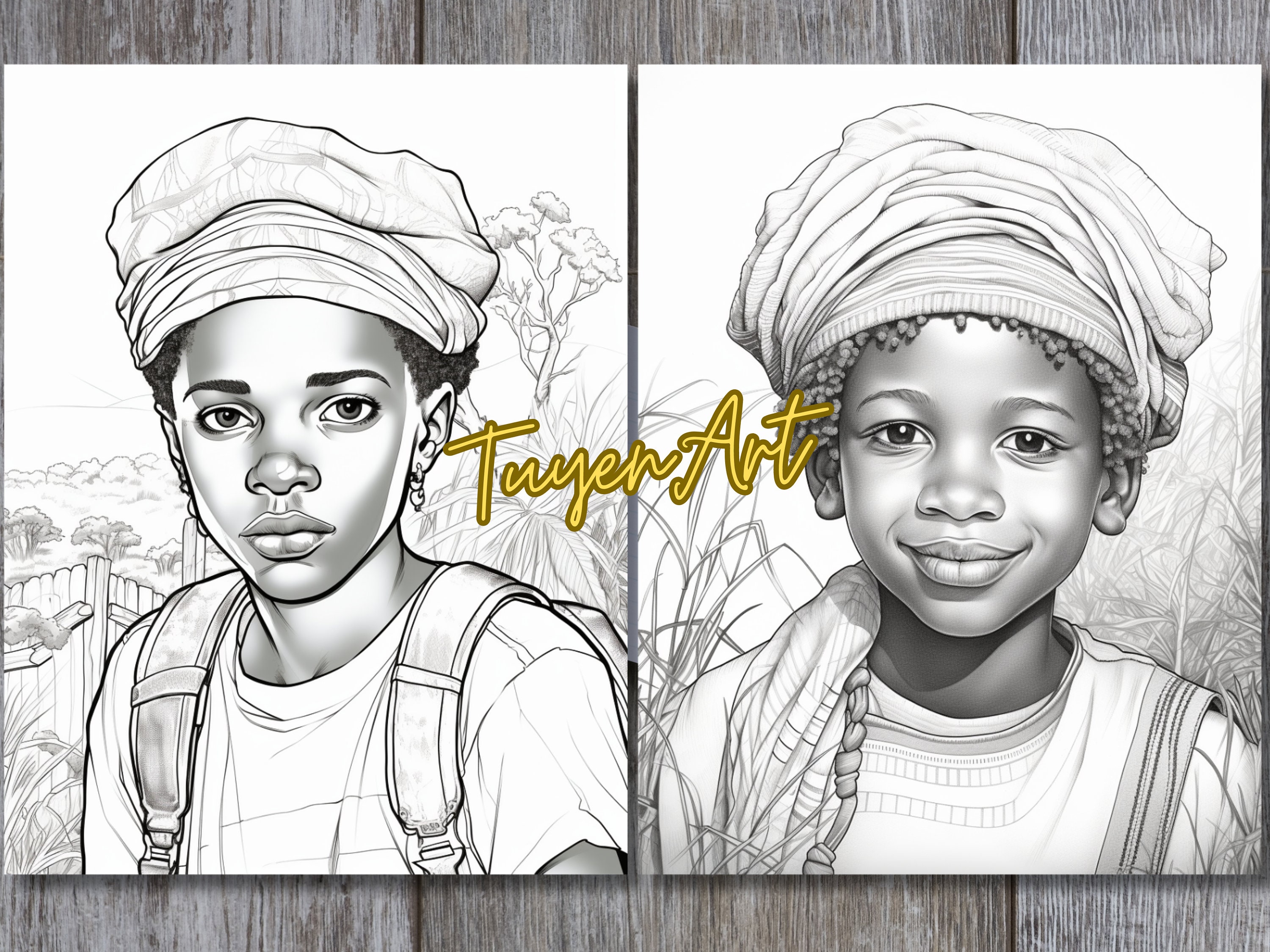 Black Boy Magic Coloring Pages, Afro Boy, Black Kids Magigc Coloring ...