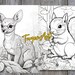 Autumn Animals Coloring Book, Fall Animals Coloring Pages, Autumn Charm ...