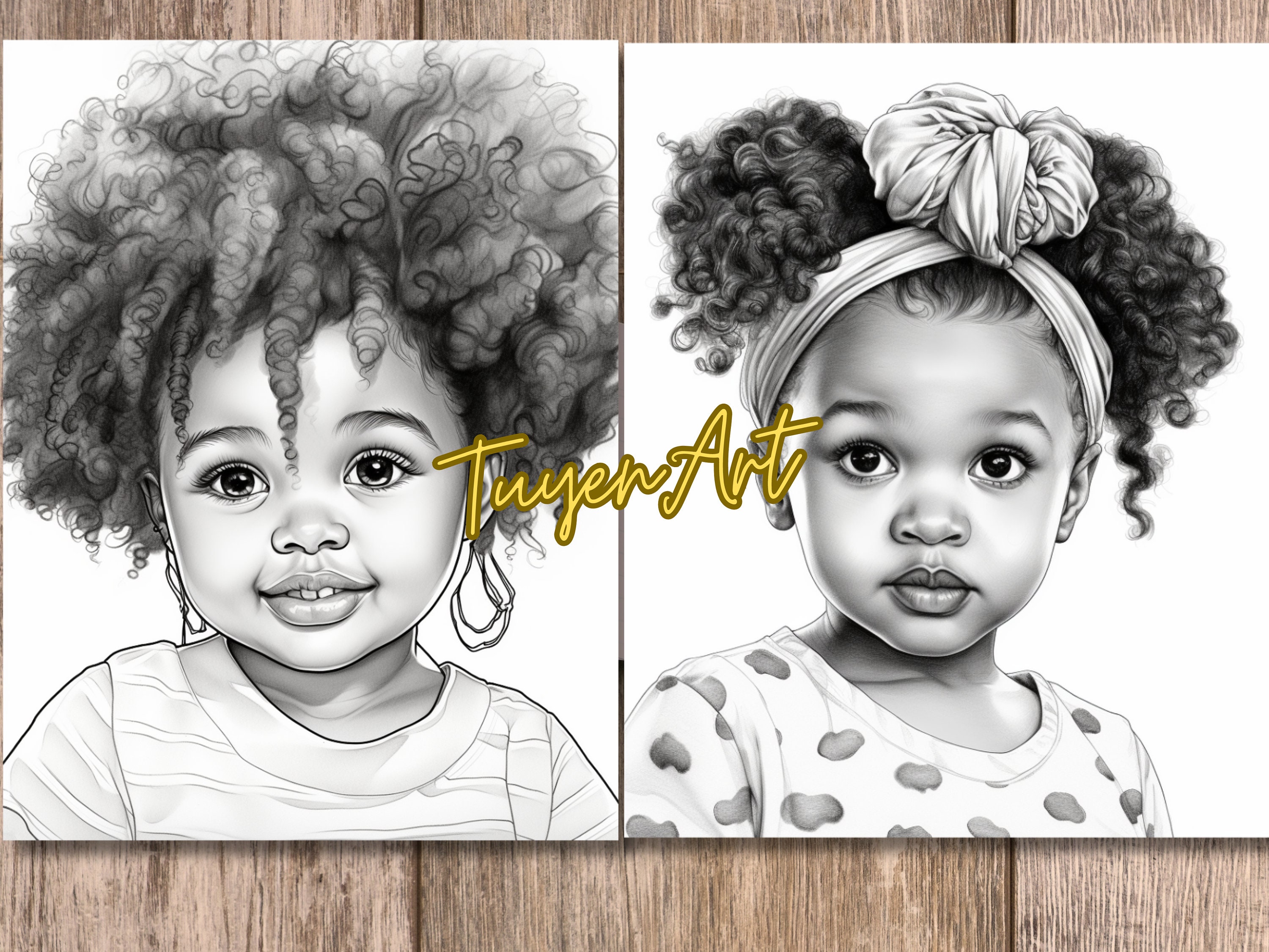 Black Magic Babies Girls, Coloring Pages, Black Kids, Black Baby ...