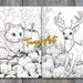 Autumn Animals Coloring Book, Fall Animals Coloring Pages, Autumn Charm ...