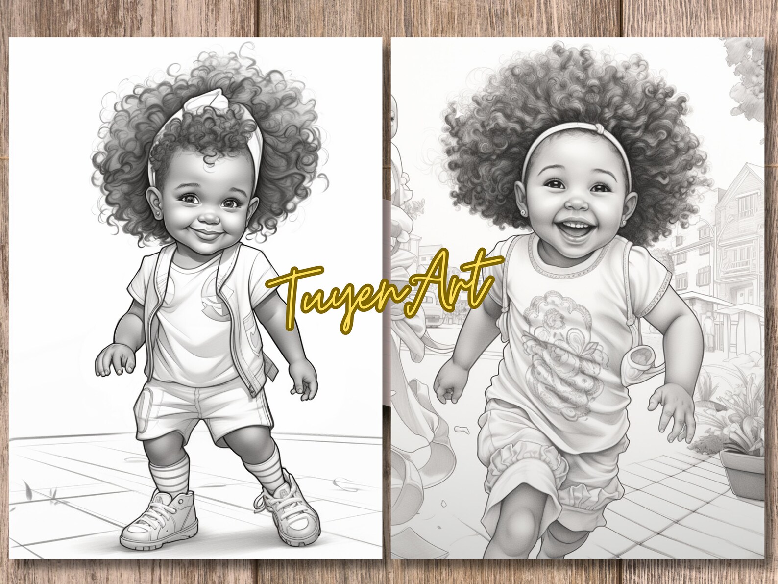 Black Kids Magic Coloring Pages, Black Kids Coloring Book, Printable ...