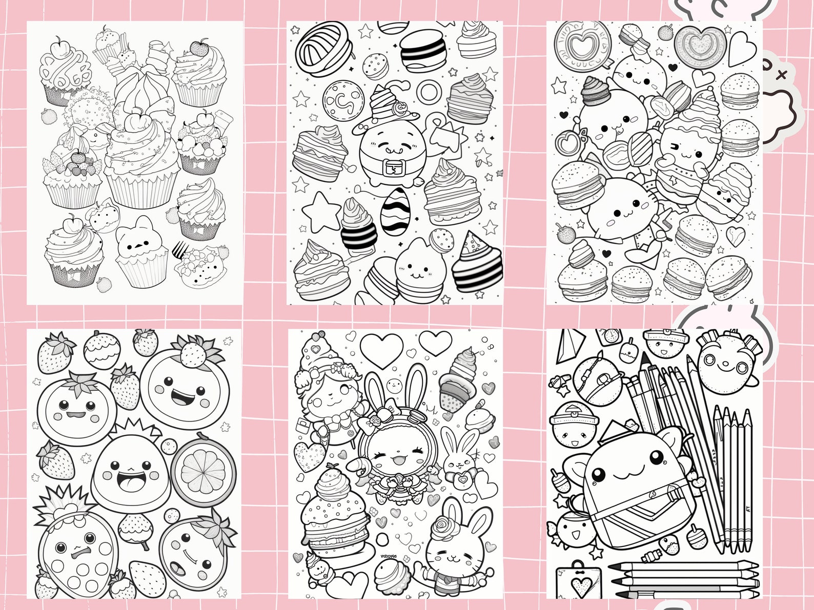 Kawaii Coloring Pages | Cute Coloring Pages | for Kids and Adults ...