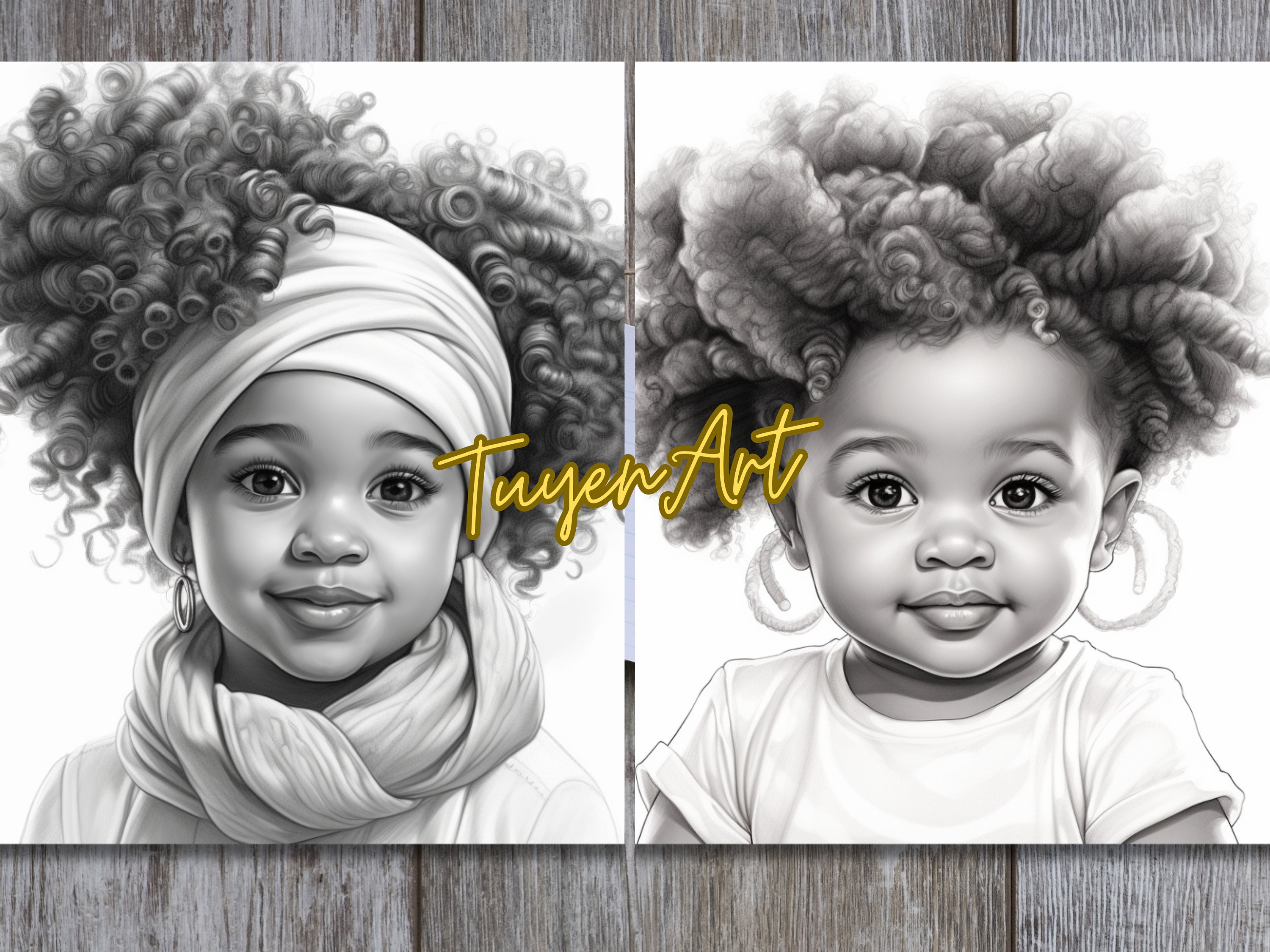 Black Magic Babies Girls, Coloring Pages, Black Kids, Black Baby ...