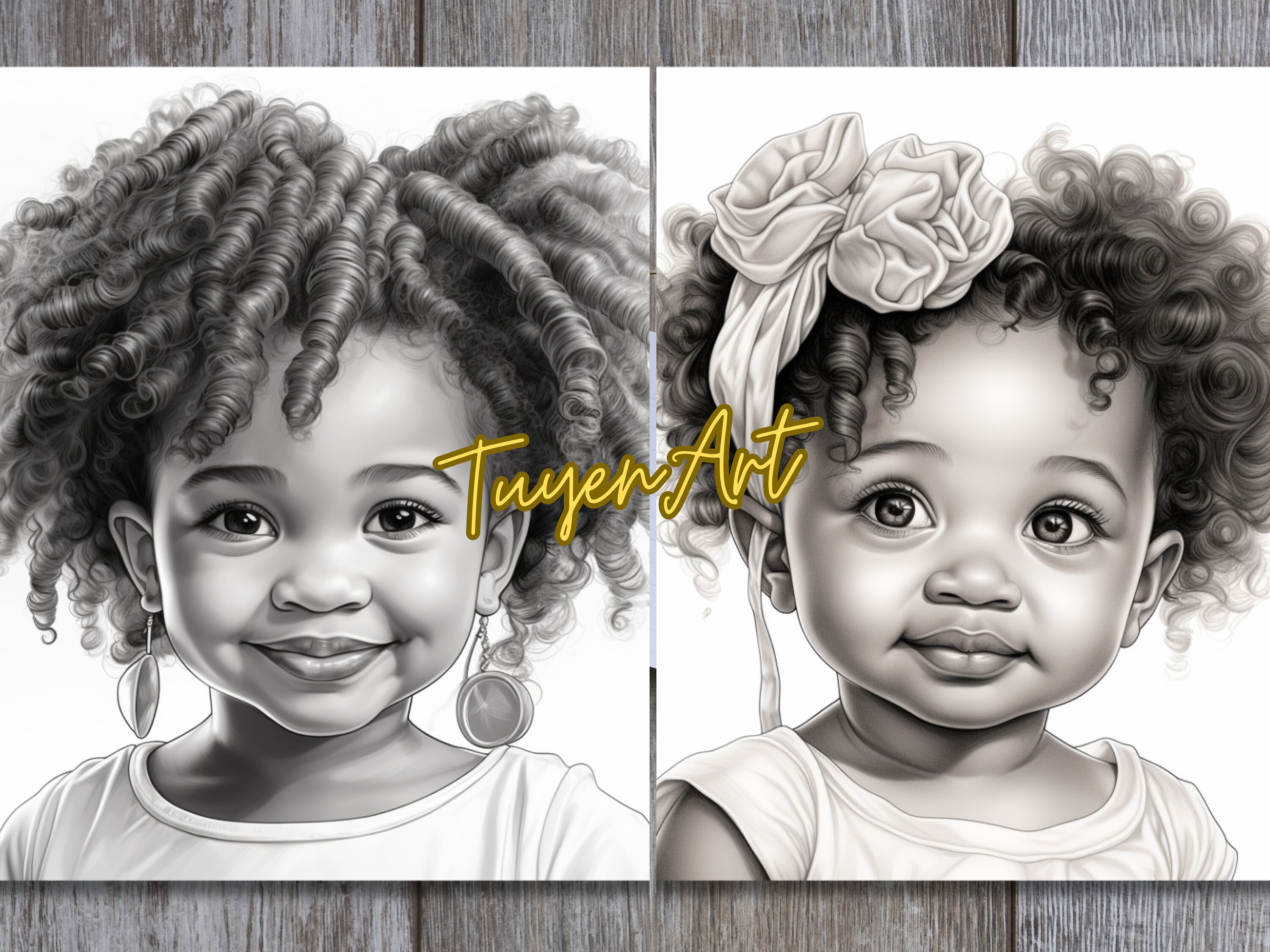Black Magic Babies Girls, Coloring Pages, Black Kids, Black Baby ...