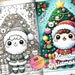 Kawaii Christmas Joy Coloring Book, Kawaii Gifts, Cute Kawaii Christmas ...