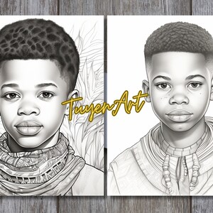 Black Boy Magic Coloring Pages, Afro Boy, Black Kids Magigc Coloring ...