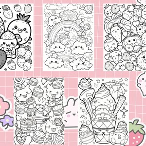 Kawaii Coloring Pages | Cute Coloring Pages | for Kids and Adults ...
