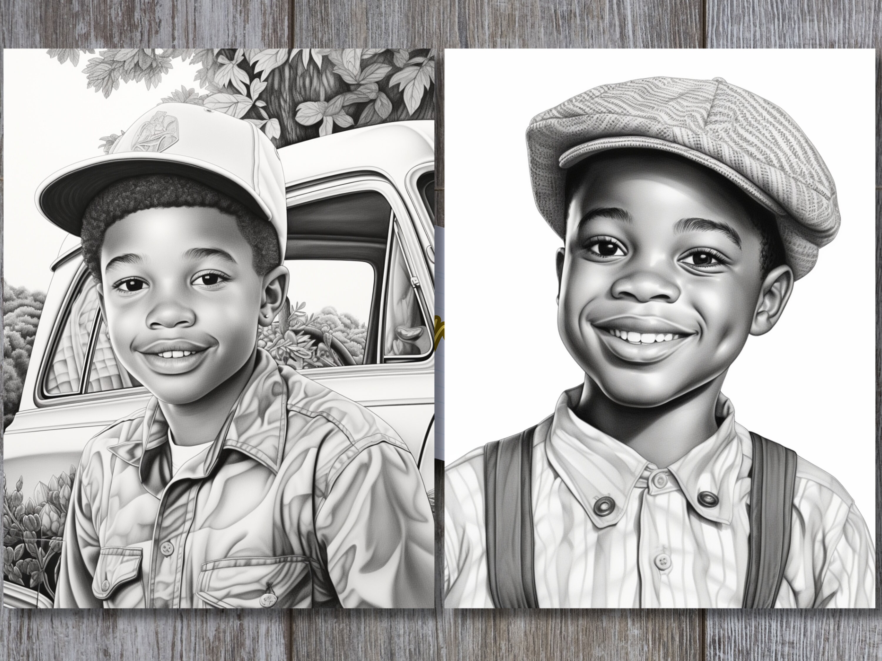 Portraits of Young Black Boys Magic - Coloring Pages, Afro Boy, Black ...