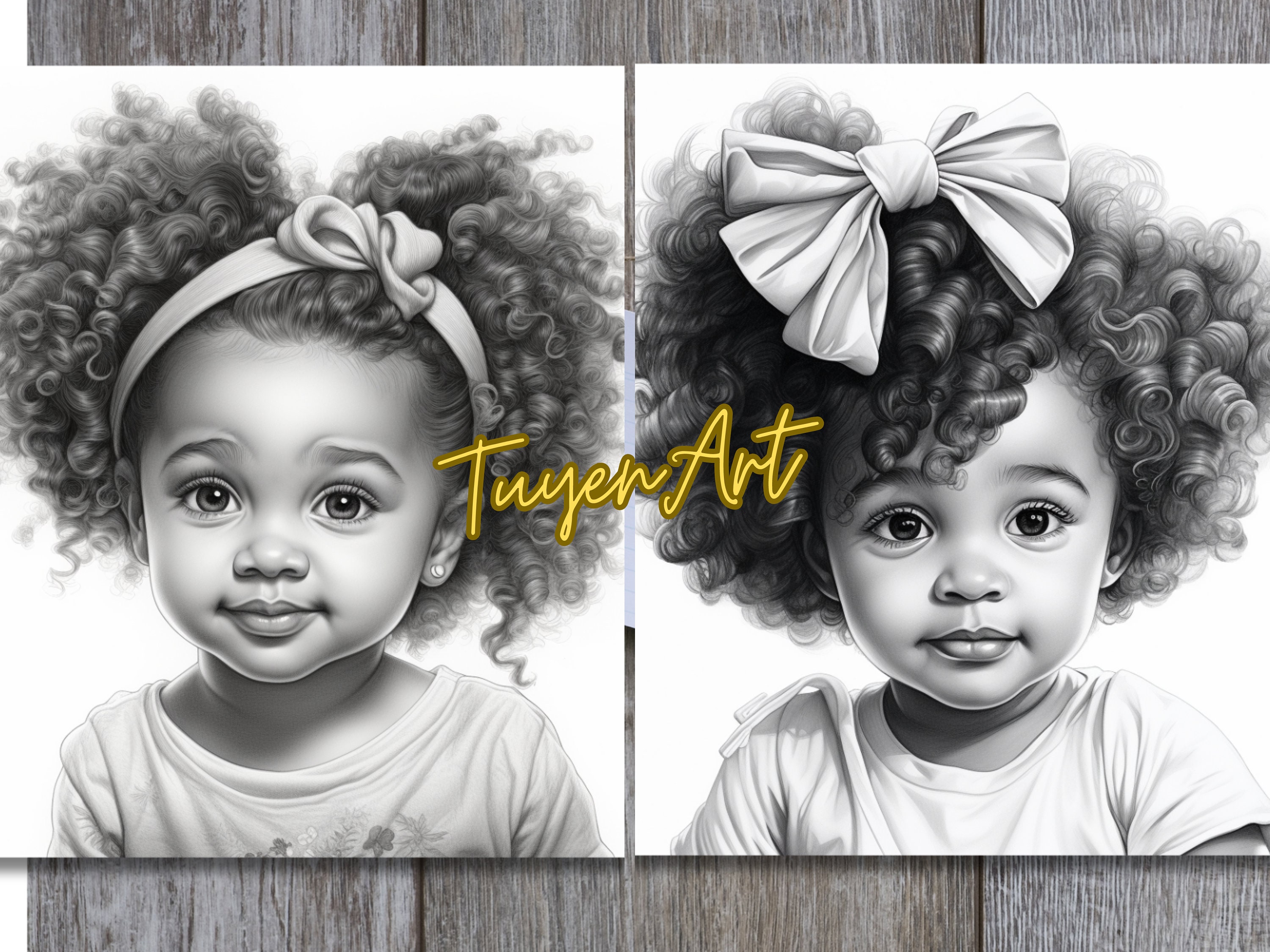 Black Magic Babies Girls, Coloring Pages, Black Kids, Black Baby ...