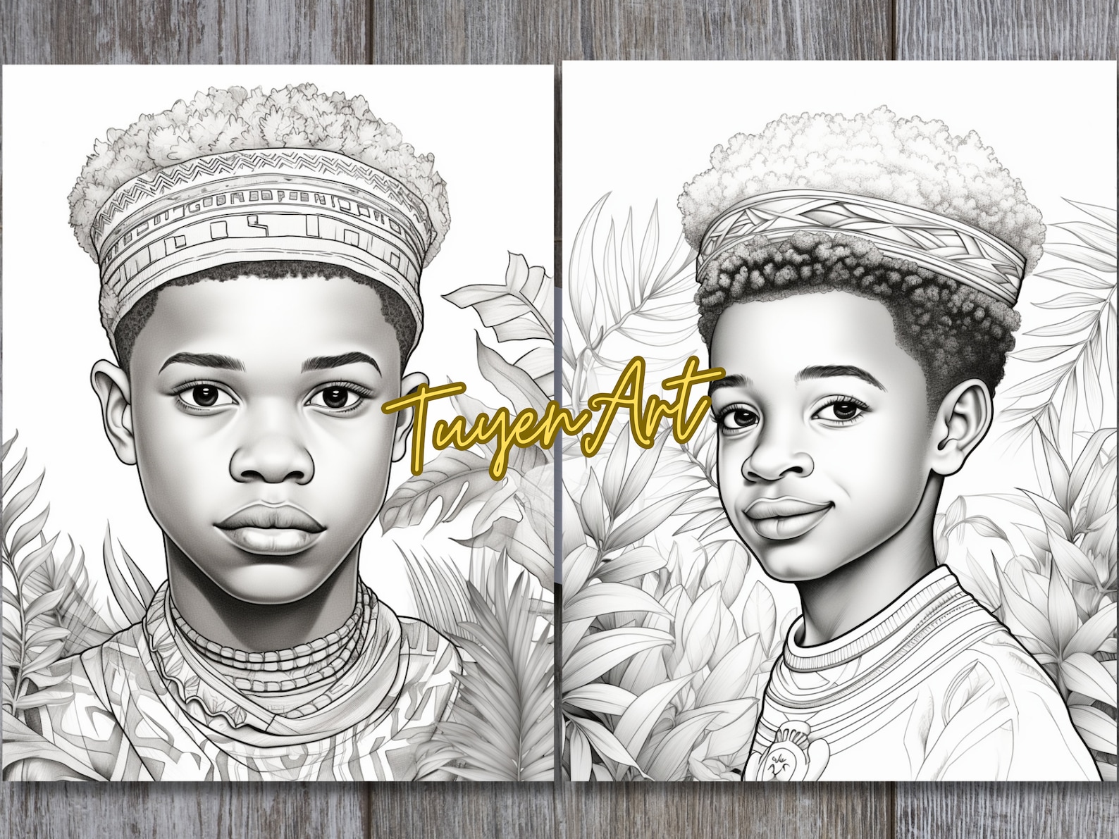 Black Boy Magic Coloring Pages, Afro Boy, Black Kids Magigc Coloring ...